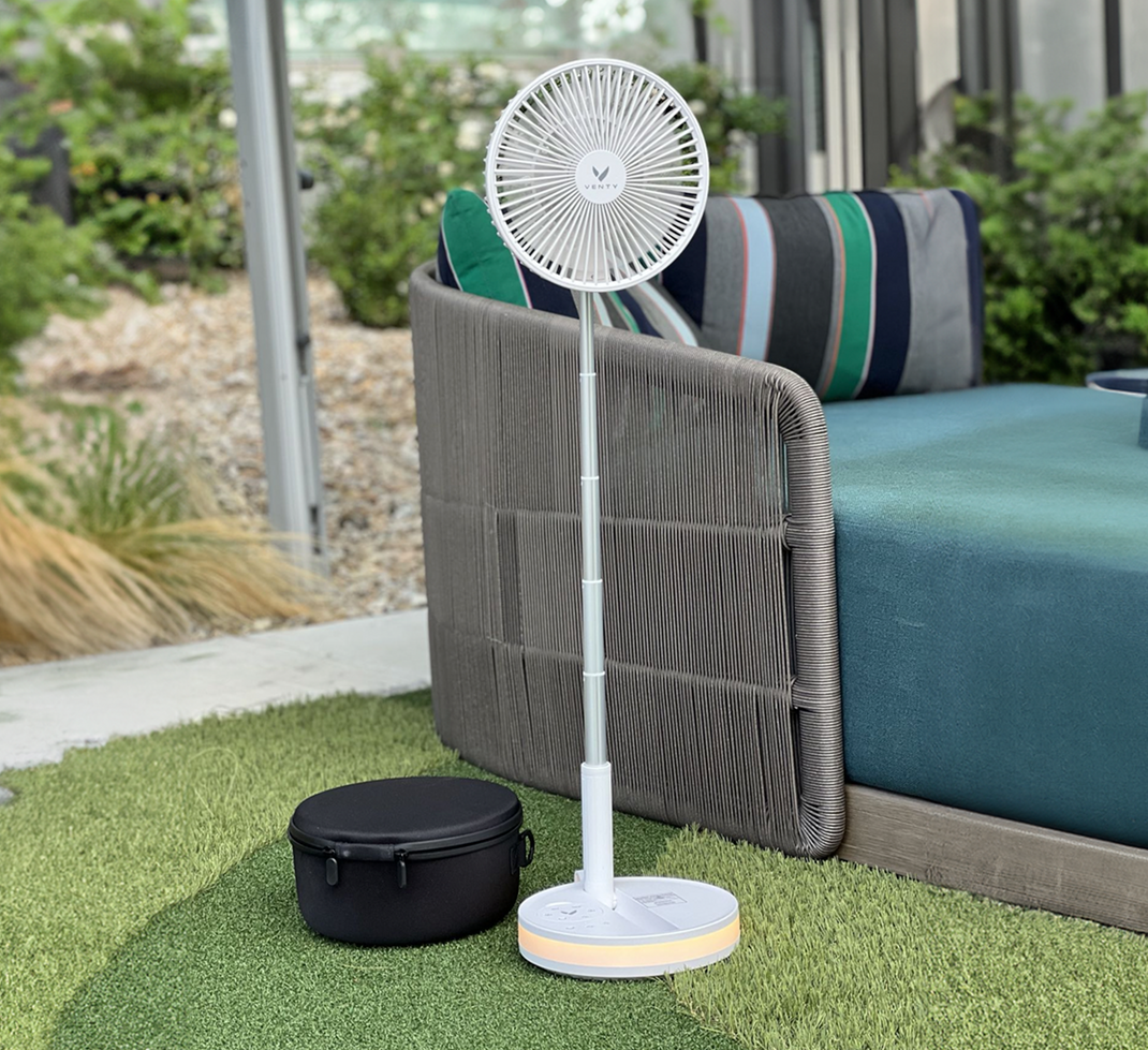 Venty Fan Rechargeable & Portable Fan - 48-Hour Battery Life – V E N T Y