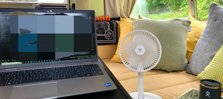 Venty Fan Rechargeable & Portable Fan - 48-Hour Battery Life – V E N T Y