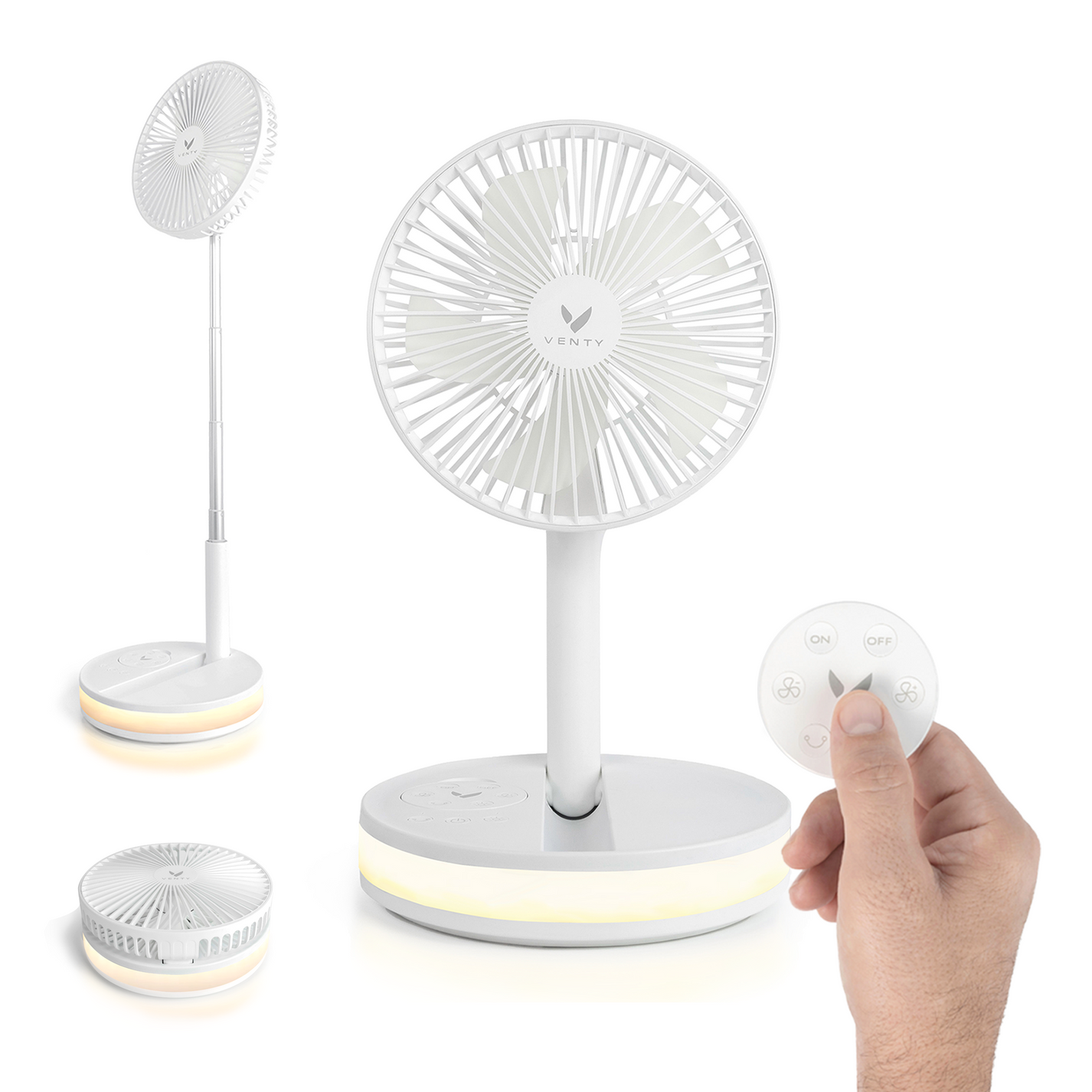 Venty Fan Rechargeable & Portable Fan - 48-Hour Battery Life – V E N T Y